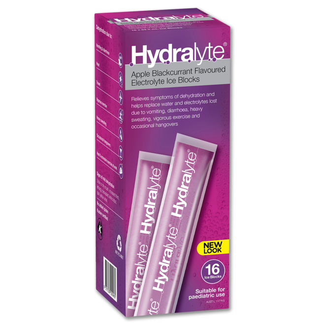 Electrolyte Ice Blocks – Be prepared, feel better sooner | Hydralyte