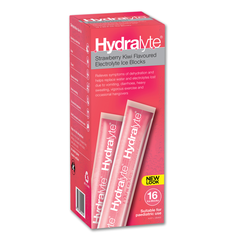 Electrolyte Ice Blocks – Be prepared, feel better sooner | Hydralyte