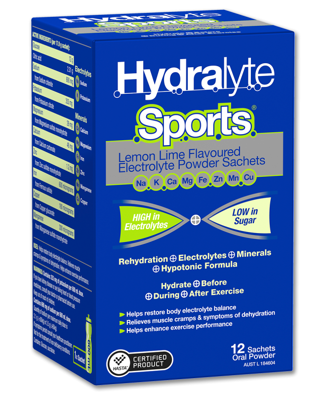 Hydralyte Sports – Be prepared, feel better sooner | Hydralyte