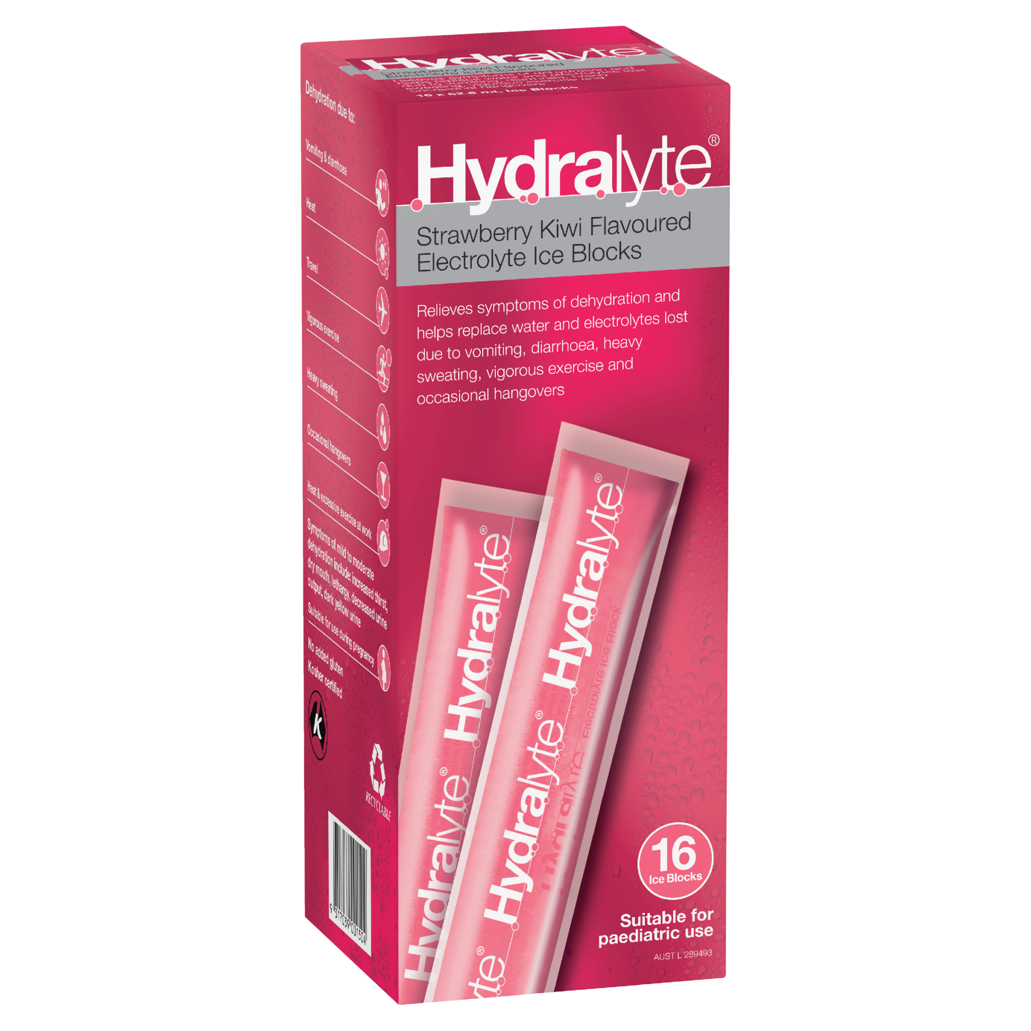 Electrolyte Ice Blocks - Be prepared, feel better sooner | Hydralyte